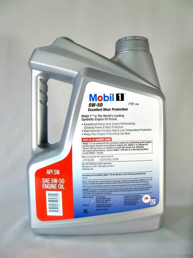 Mobil 1 - 5W50 Fully Synthetic Oil (4litres)